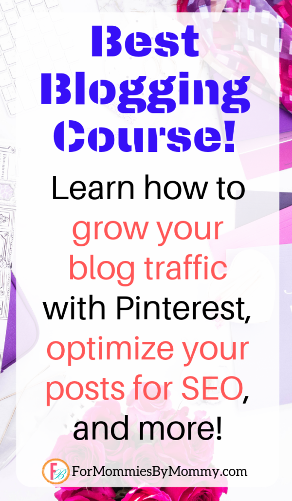 The Best Course On How To Build A Successful Blog - For Mommies By Mommy