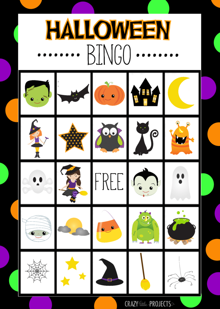 30 Super Fun And Cute Free Halloween Printables For Kids
