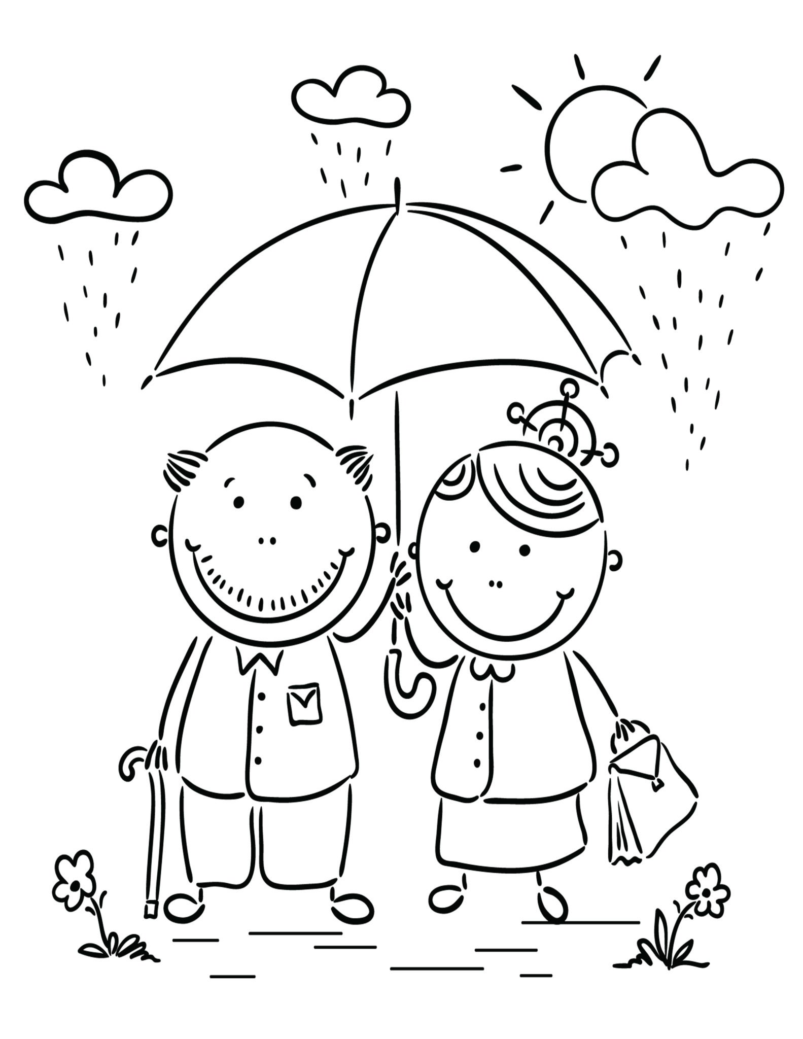 Free Printable Happy Family Coloring Pages For Kids
