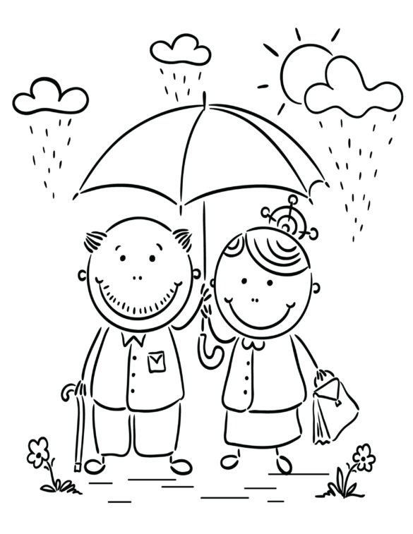 Free Printable Happy Family Coloring Pages For Kids