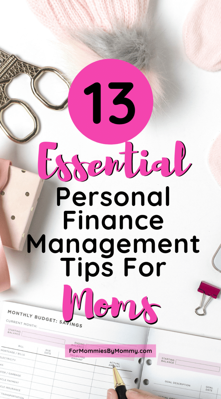 13 Essential Personal Finance Management Tips All Moms Must Know