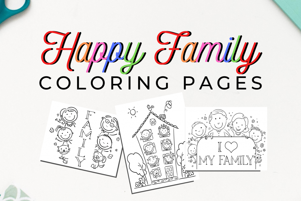 Free Printable Happy Family Coloring Pages For Kids