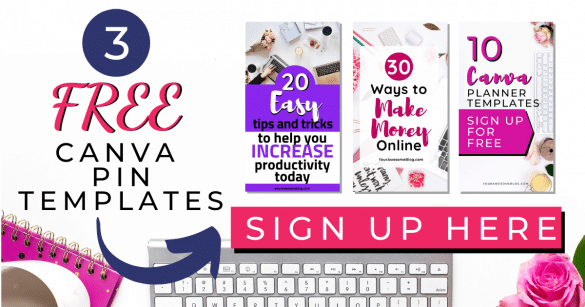 3 Free Pinterest Templates For Canva: Create pins FAST