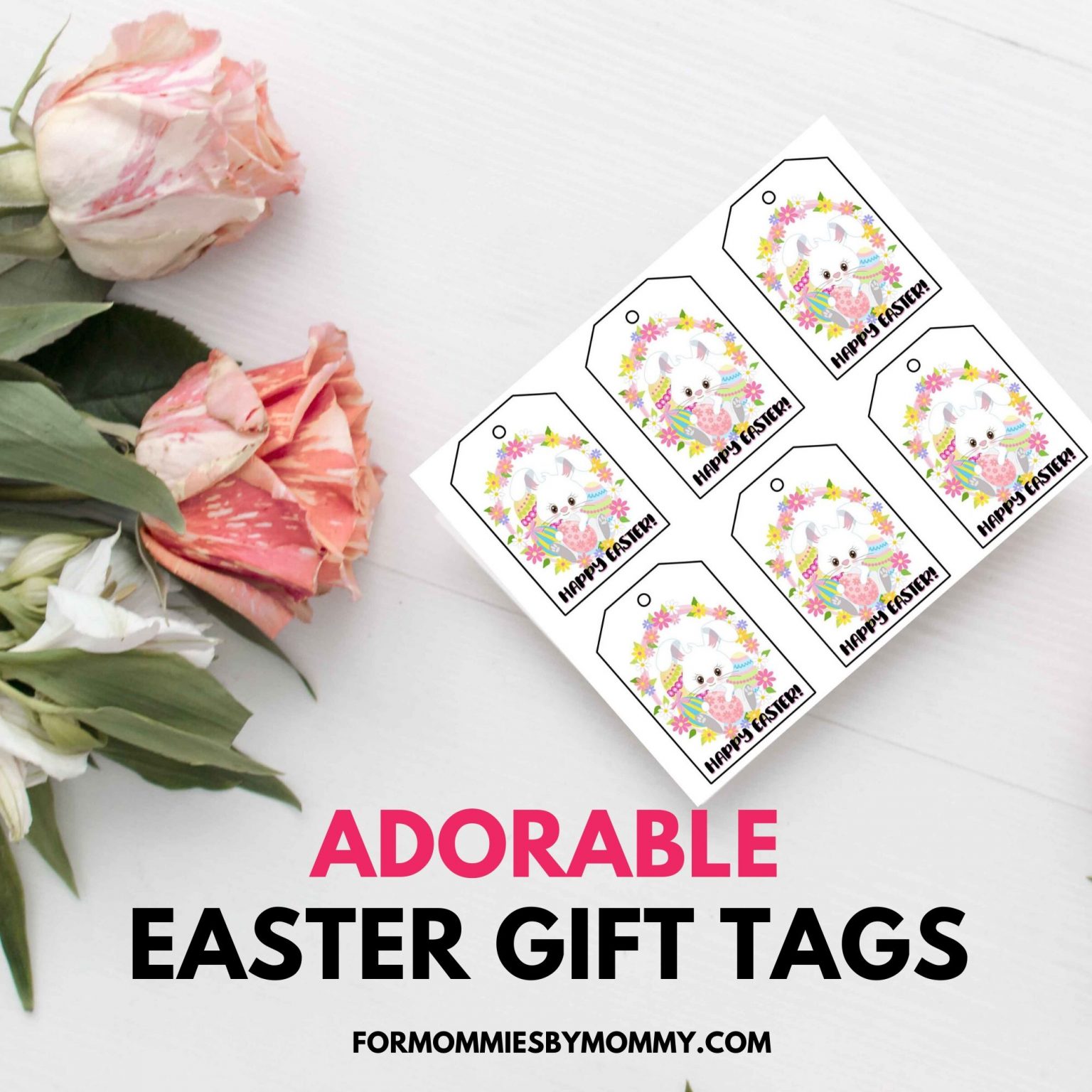 6 Adorable FREE Printable Easter Gift Tags