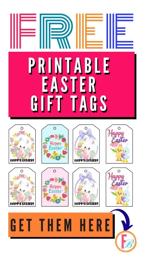 6 Adorable FREE Printable Easter Gift Tags