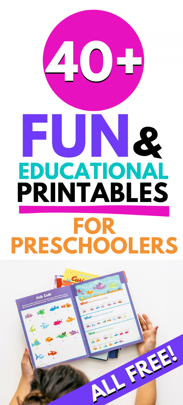 Indoor Activities: 40+ Free Printables For Preschoolers