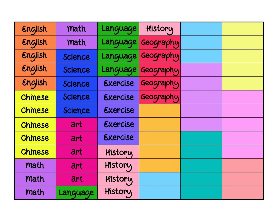 Customizable Free Weekly Activity Planner Template For Kids