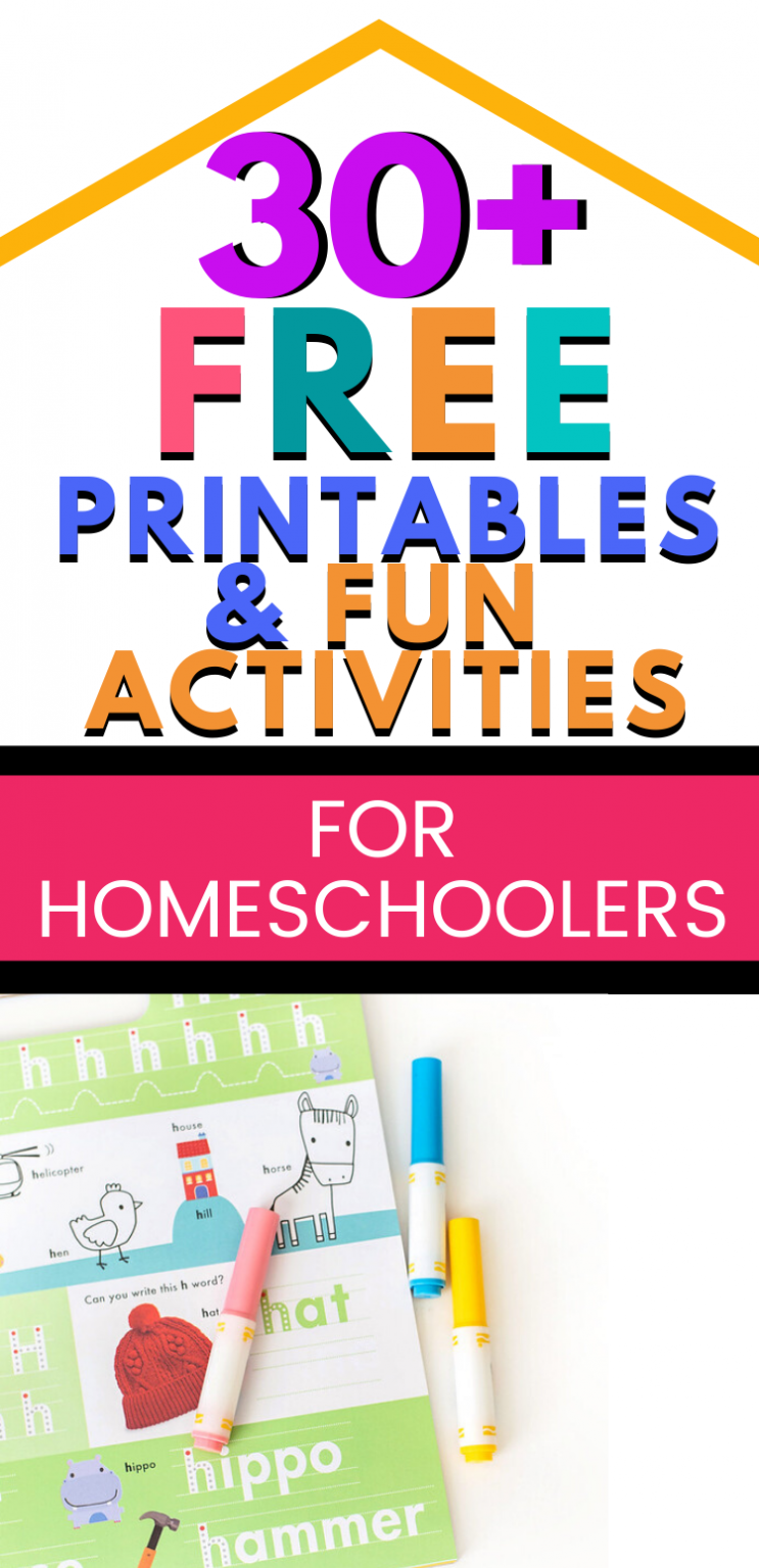 Free Printable Homeschool Worksheets & Fun Activities