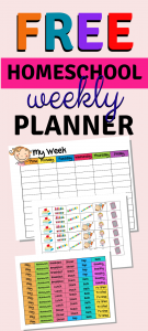 Customizable Free Weekly Activity Planner Template For Kids