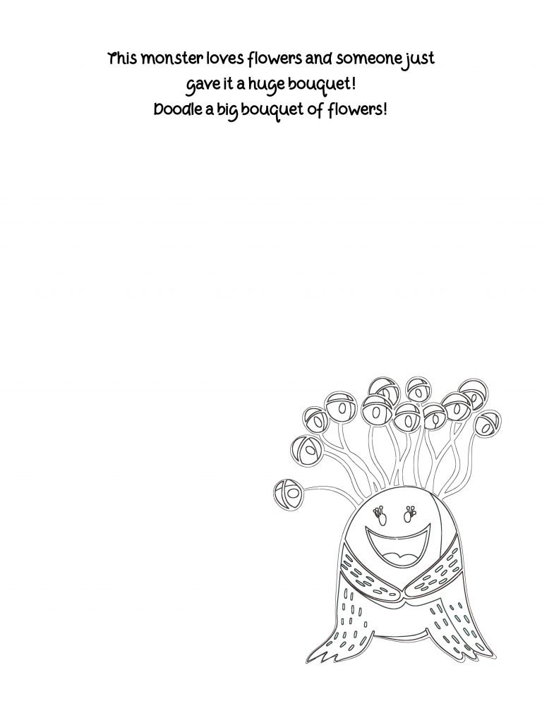 40 Silly Monster Coloring Pages And Doodle Pages For Kids