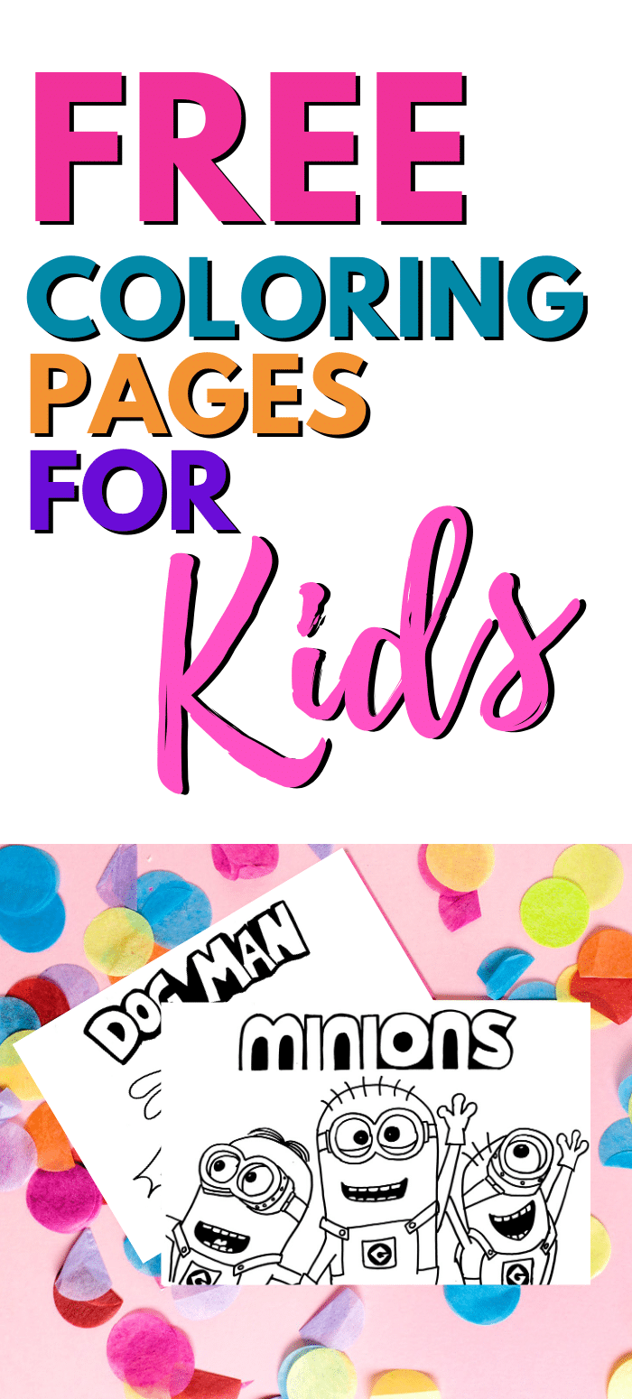 5 Printable Free Cartoon Coloring Pages For Kids That They'd Love