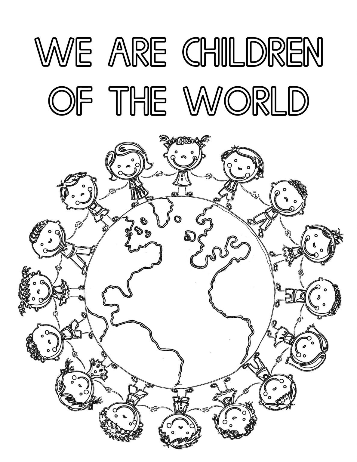 Children Of The World Free Printable Activity Pack