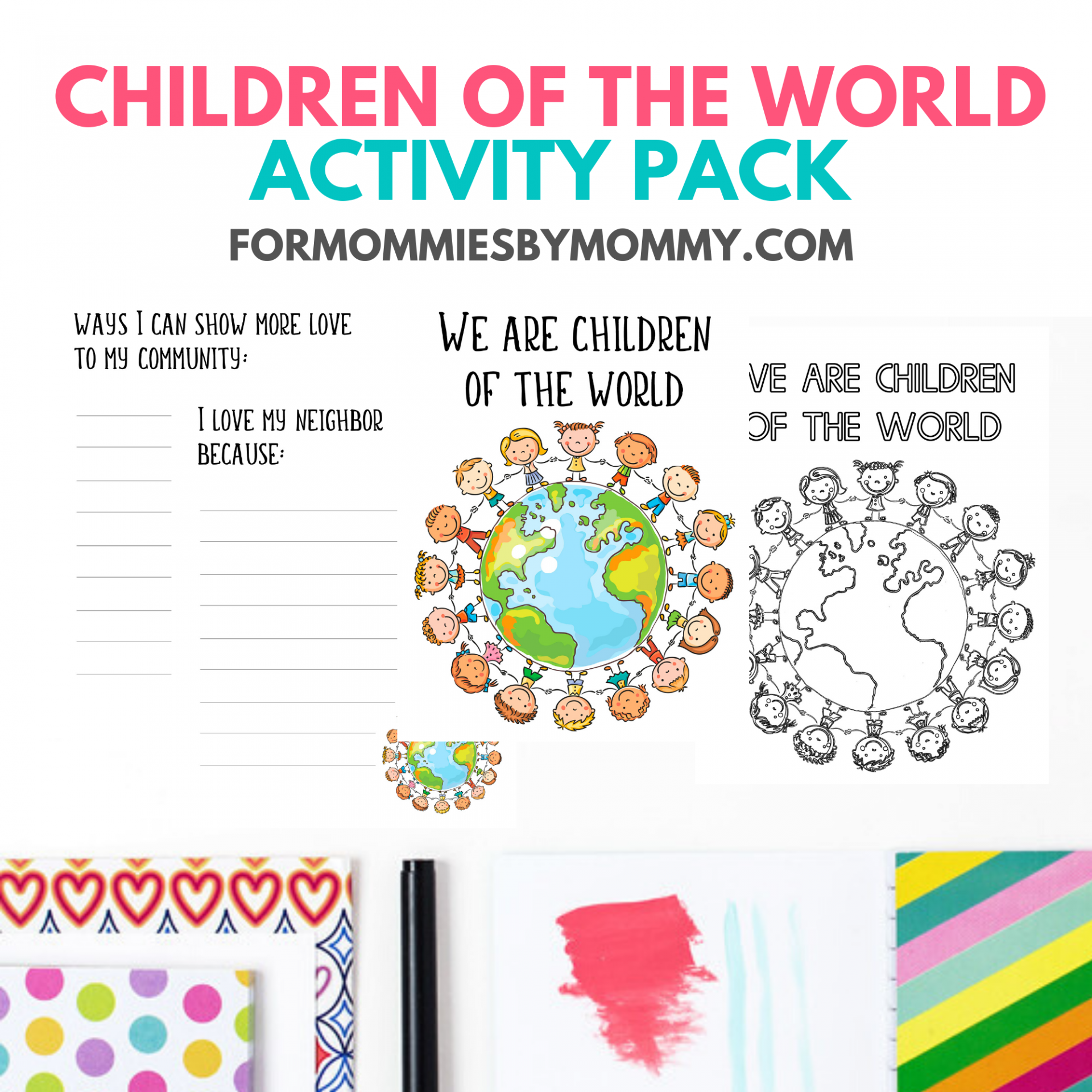 Children Of The World Free Printable Activity Pack