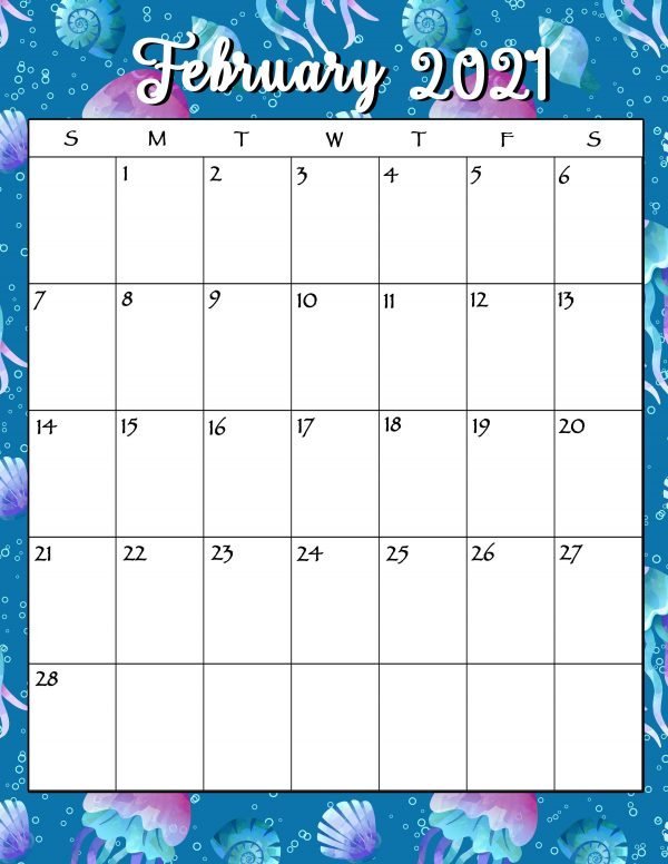 Back To School: Ocean Life Printable Student Planner 2021 - For Mommies ...