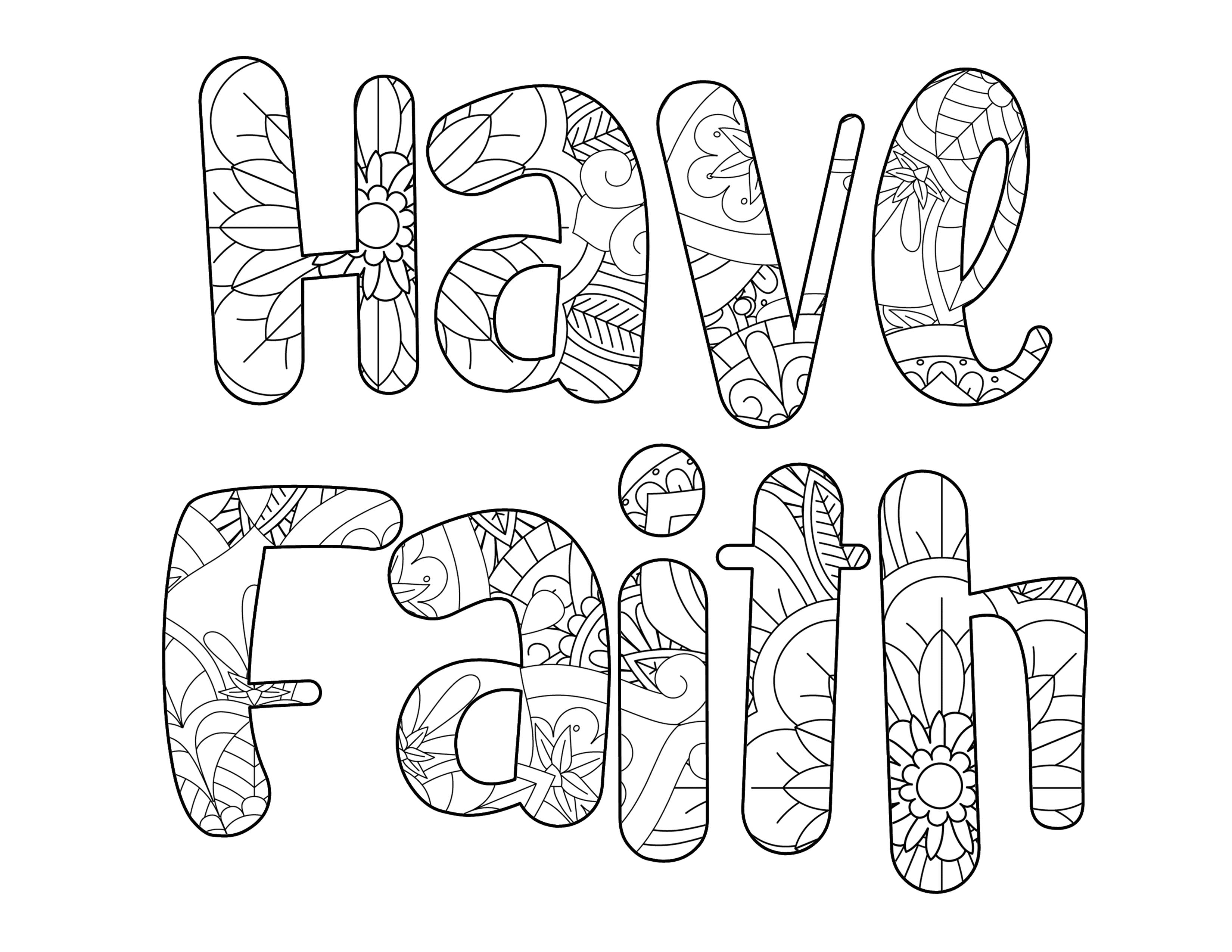 Free Inspirational Quotes Coloring Book For Kids