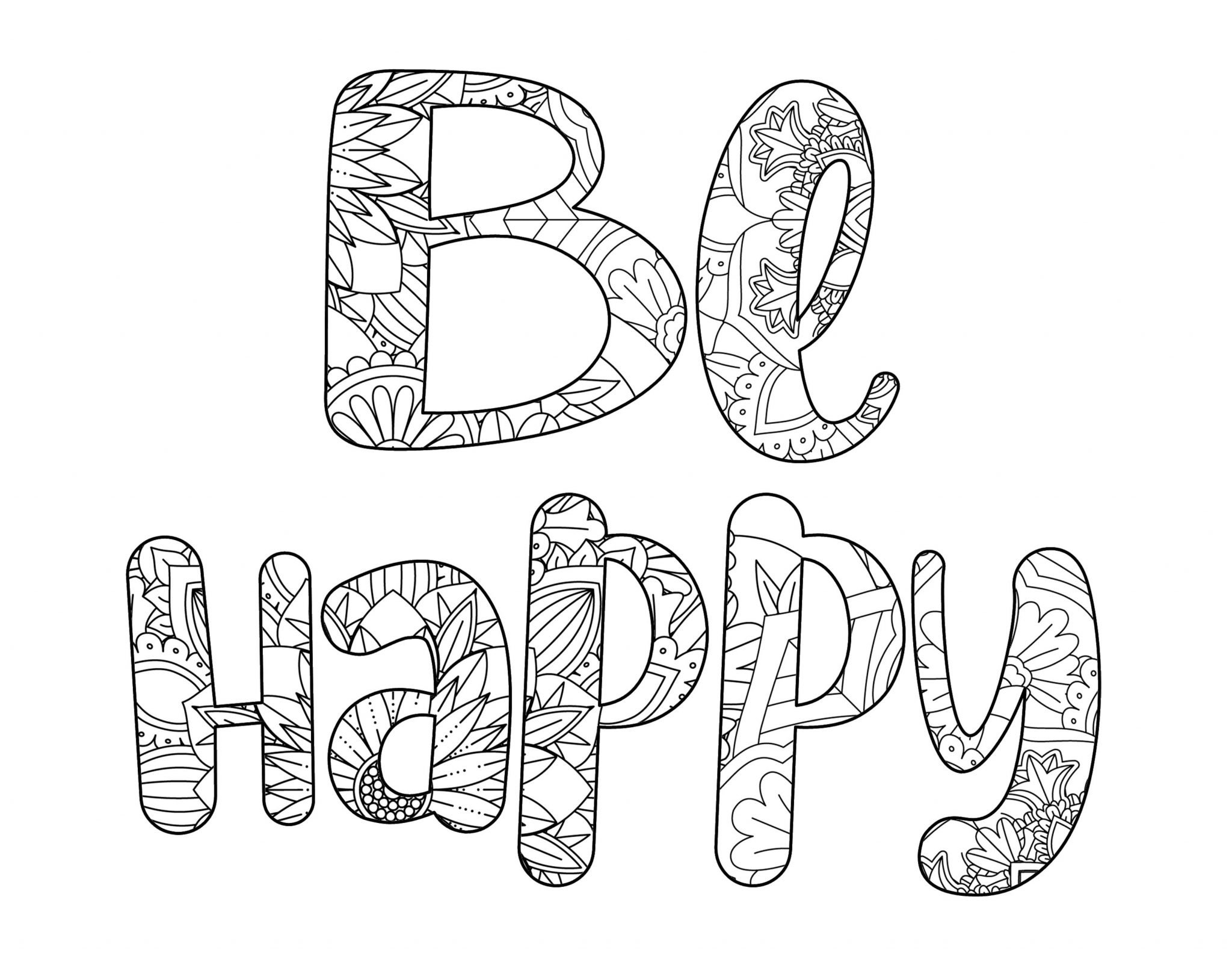 Free Inspirational Quotes Coloring Book For Kids