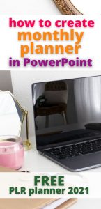 How To Create A Printable Monthly Planner In PowerPoint - For Mommies ...